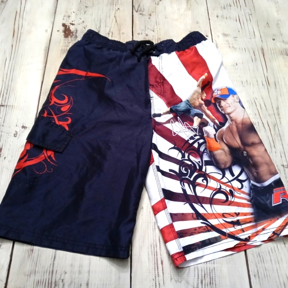 WWE | Swim | Wwe Raw Swim Trunks Size Xl John Cena And Triple H | Poshmark